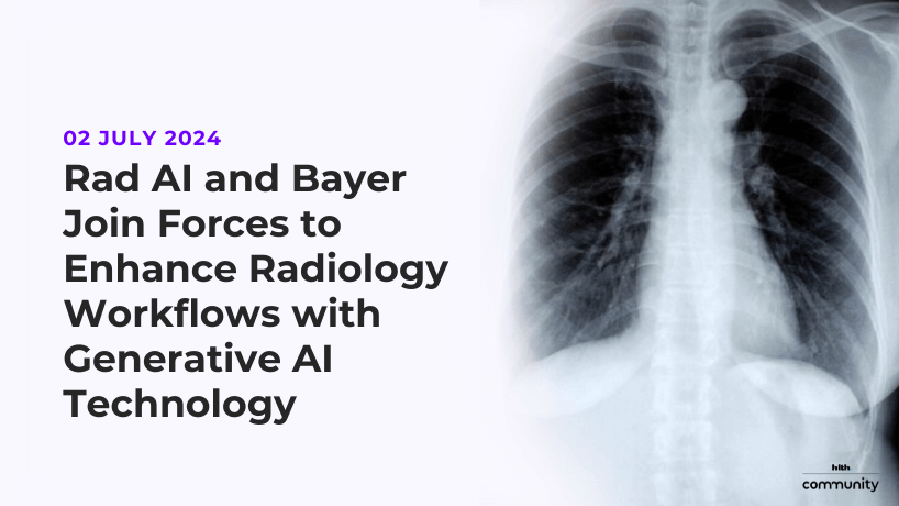 Rad AI and Bayer Join Forces to Enhance Radiology Workflows with ...